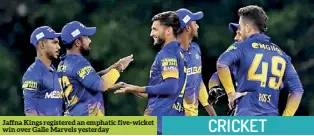 Omarzai’s fireworks steers Jaffna Kings to thrilling win - PressReader