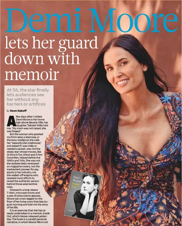 Demi Moore lets her guard down with memoir - PressReader