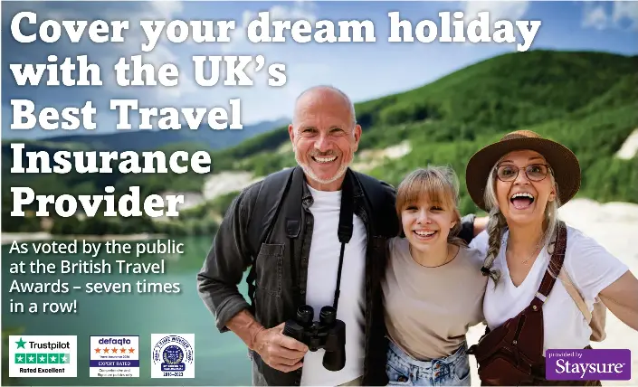 Cover your dream holiday with the UK’s Best Travel Insurance Provider - PressReader