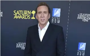 ‘Robots cannot reflect the human condition’: Nicolas Cage speaks out against AI - PressReader