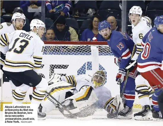 Camp d’entraîneme­nt de misère pour Alexis Lafrenière - PressReader