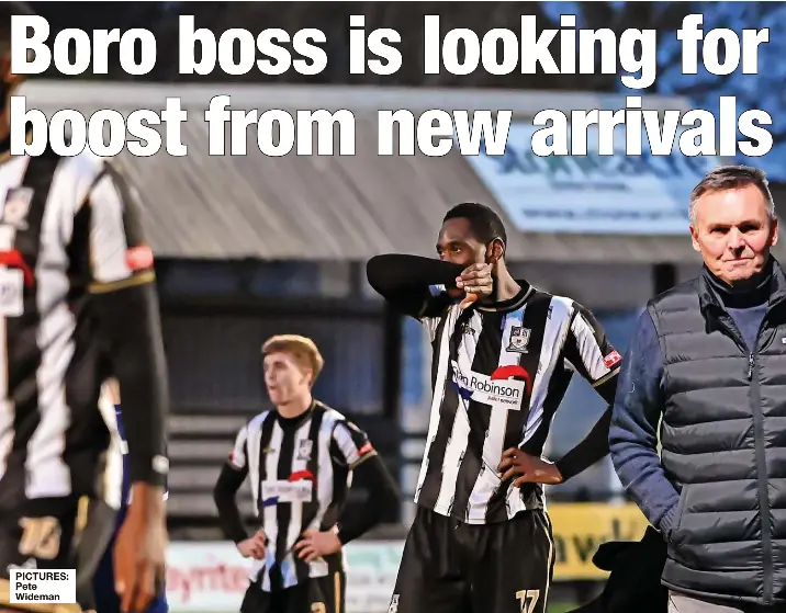 Boro boss is looking for boost from new arrivals - PressReader
