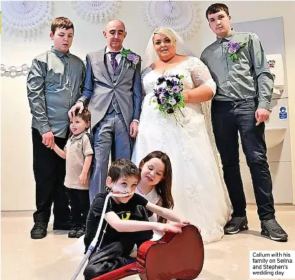 He is the bravest little boy I have ever known, we’re so proud of him ...