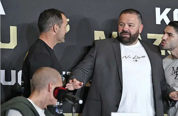 Security Beefed up for Weigh-ins after Browne Baits Zerafa with Low Blow L - PressReader