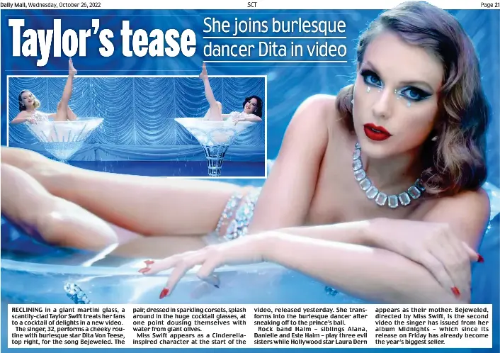 Taylor’s tease - PressReader