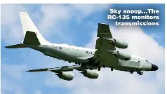 Russia nearly shot down RAF spy jet - PressReader