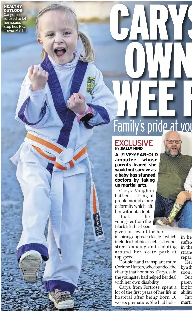 CARYS IS OUR OWN BRAVE WEE FIGHTER - PressReader