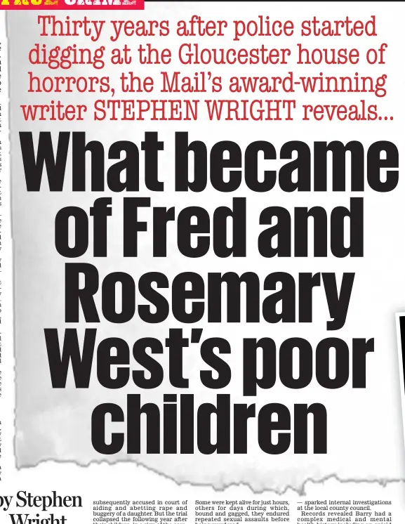 What became of Fred and Rosemary West’s poor children - PressReader