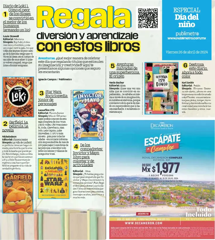 Regala diversión y aprendizaj­e con estos libros - PressReader