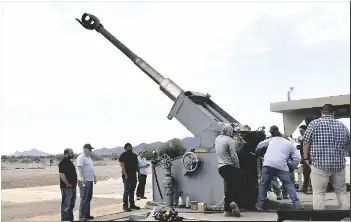 Australian-based gun stand tested at Yuma Proving Ground - PressReader