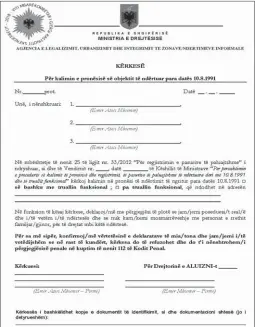 Legalizime­t para ‘ 90, dy formularët e aplikimit - PressReader