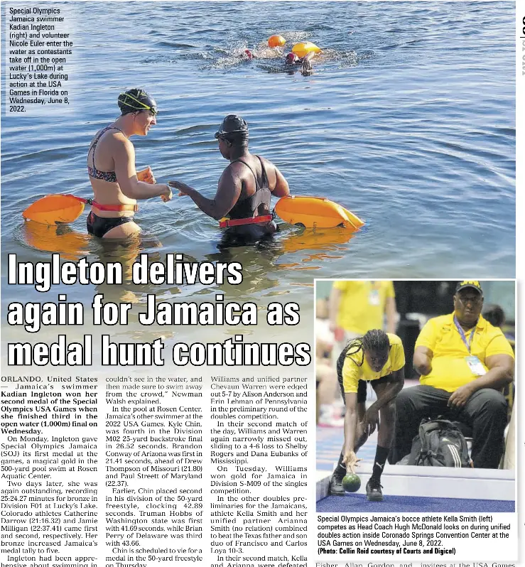 Ingleton delivers again for Jamaica as medal hunt continues - PressReader