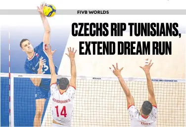 CZECHS RIP TUNISIANS, EXTEND DREAM RUN - PressReader