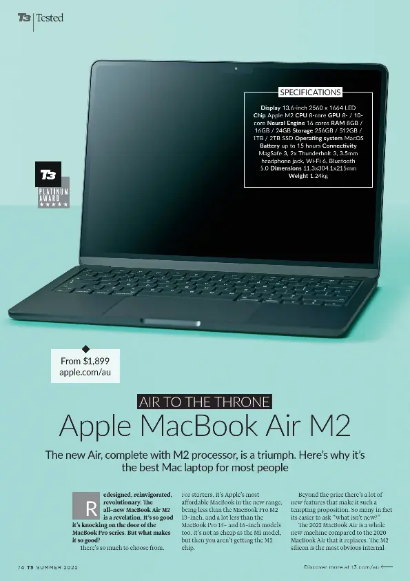 Apple MacBook Air M2 - PressReader
