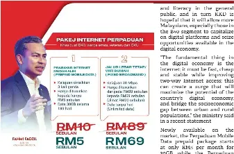 Internet for all with KKD’s Perpaduan mobile & broadband packages starting from RM5 - PressReader