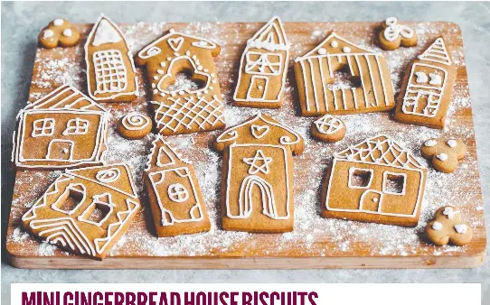 MINI GINGERBREA­D HOUSE BISCUITS - PressReader