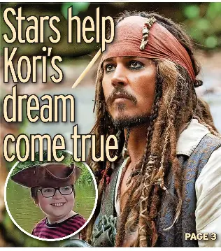 Stars help Kori’s dream come true - PressReader