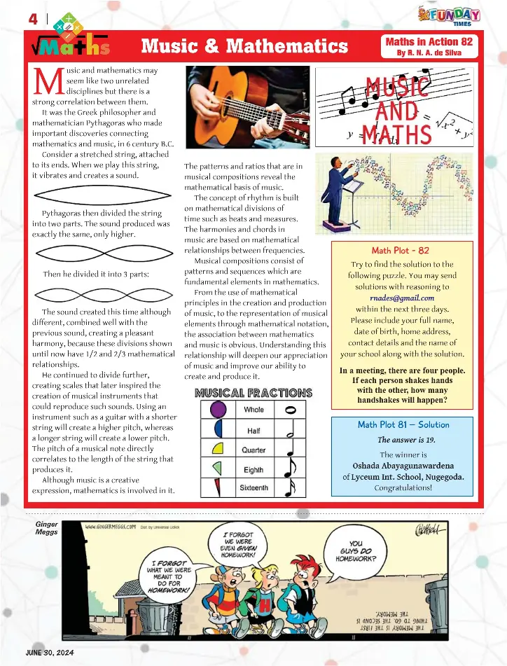 Music & Mathematic­s - PressReader