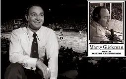 A new book remembers Marty Glickman, the Jewish broadcaste­r benched in ...