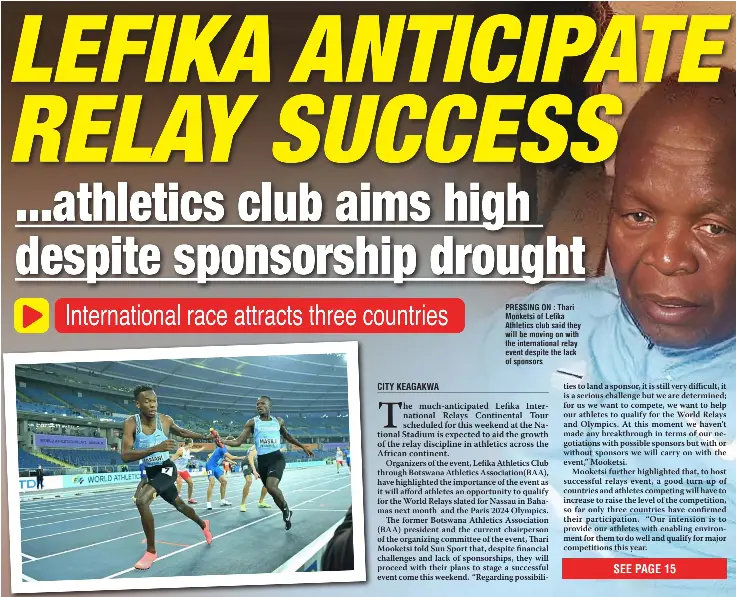 LEFIKA ANTICIPATE RELAY SUCCESS - PressReader