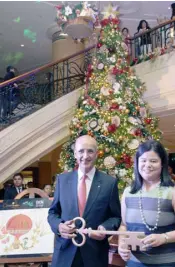 Makati Shangri-la, Manila lights up Christmas with MovEd - PressReader