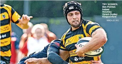 Eight-try Hinckley condemn beaten Dudley to their relegation fate ...