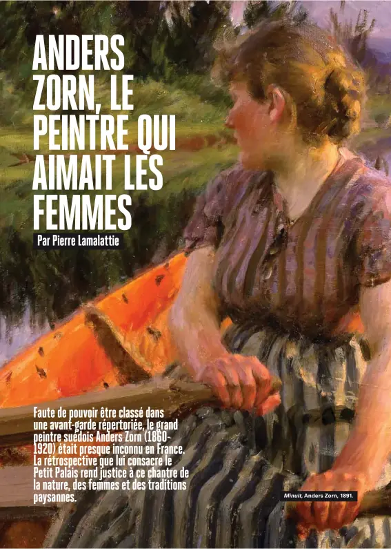 ANDERS ZORN, LE PEINTRE QUI AIMAIT LES FEMMES - PressReader