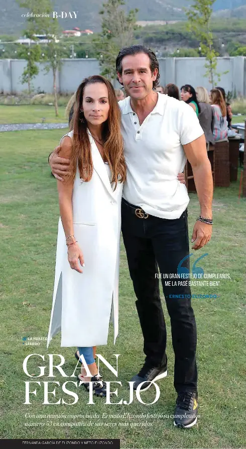 ERNESTO ELIZONDO celebra cumpleaños - PressReader