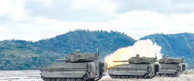 Light tanks, artillery take spotlight in PH Army’s ‘wartime-scenario ...