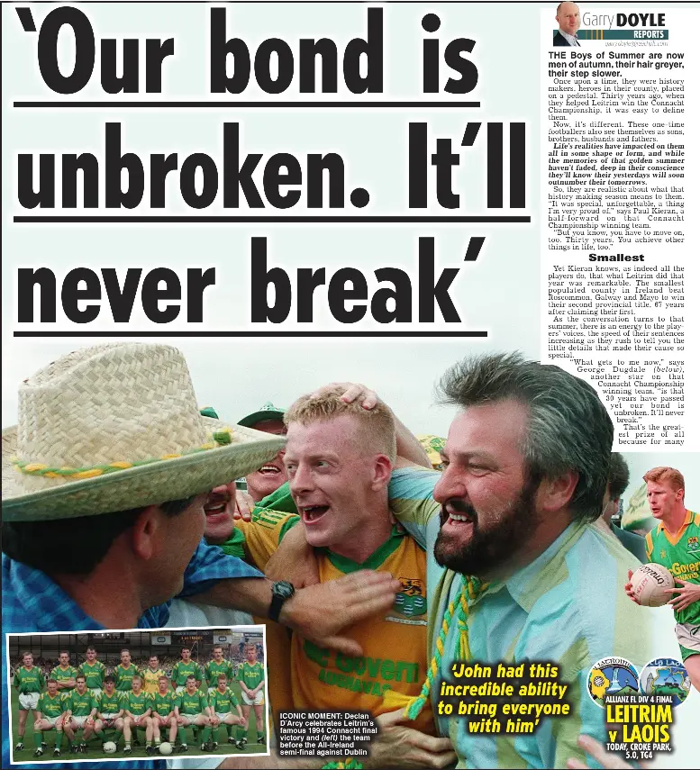 ‘Our bond is unbroken. It’ll never break’ - PressReader