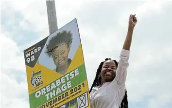 Dynamite in a small package: ANC’s Thage - PressReader