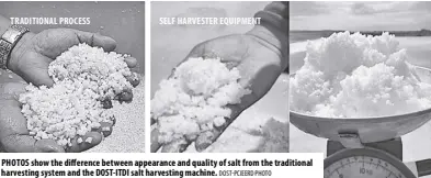 DOST deploys first locally manufactur­ed salt harvester - PressReader