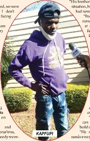 Kapfupi speaks on Marabha - PressReader