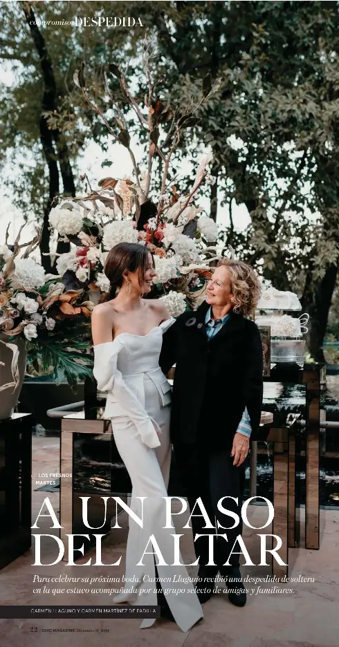 CARMEN LLAGUNO está próxima a casarse con HERNÁN JUNCO - PressReader