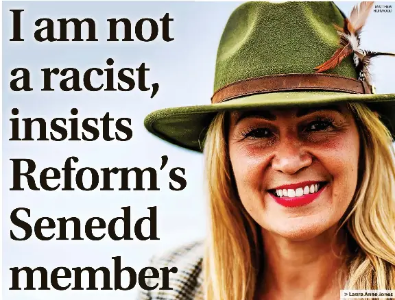 I am not a racist, insists Reform’s Senedd member - PressReader