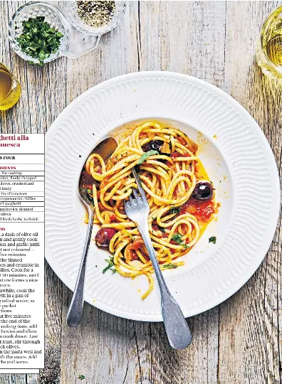 THE SUNDAY COOK Spaghetti alla puttanesca - PressReader