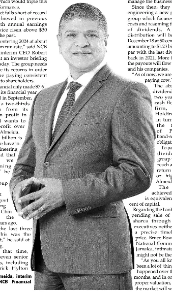 NCB Financial targeting return to super profits to pay consistent ...