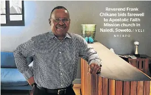 Rev Chikane retires from the pulpit - PressReader