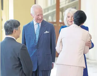 King and Queen bid farewell to Japanese royalty after state visit - PressReader