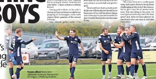 WE HAVE NOT WON ANYTHING YET BOYS - PressReader