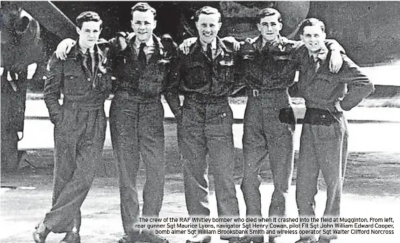 80 years since fateful crash that killed five young men near village ...