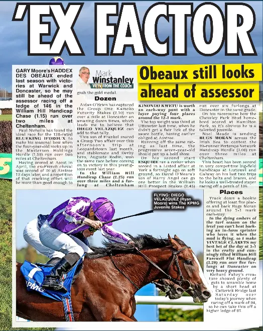 Mark OBEAUX STILL LOOKS AHEAD OF ASSESSOR - PressReader