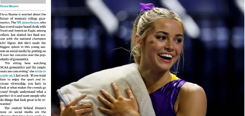 Livvy Dunne on the draw of gymnastics’ perfect 10 - PressReader