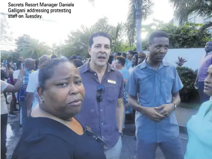 Secrets staff members warn protest may continue today unless… - PressReader