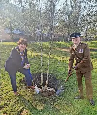 Royal Yeomanry plant new tree for the Queen - PressReader
