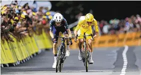 Vingegaard surprised to outsprint Pogacar - PressReader