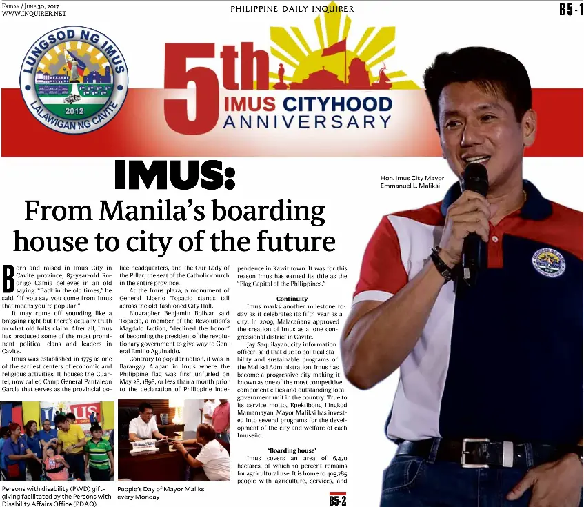IMUS: From Manila’s boarding house to city of the future - PressReader