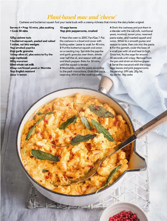 Plant-based mac and ‘cheese’ - PressReader