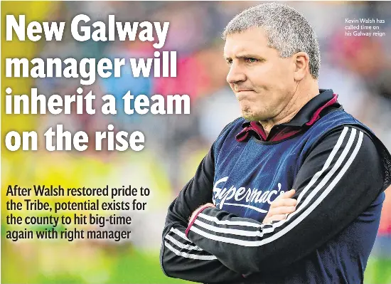 New Galway manager will inherit a team on the rise - PressReader