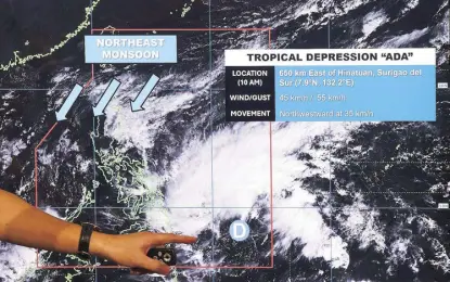 Ada, first storm of 2026, enters Phl - PressReader